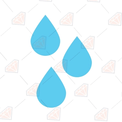 Water Drops SVG, Instant Download Cut File | PremiumSVG