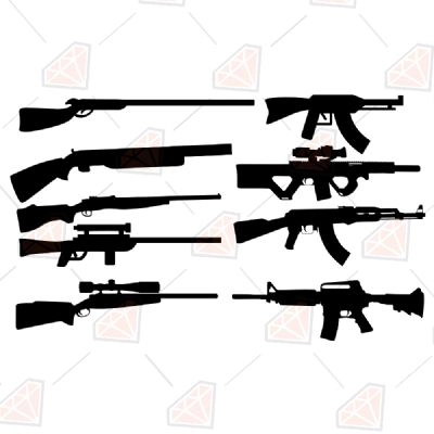 Weapons SVG Bundle, Weapon SVG Vector Files | PremiumSVG