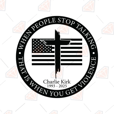 When People Stop Talking That Is When You Get Violence SVG, Charlie ...