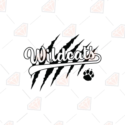 Wildcats SVG with Scratch, Wildcats SVG PNG | PremiumSVG