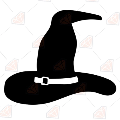 Witch Hat SVG, Halloween Hat SVG Clipart Files | PremiumSVG