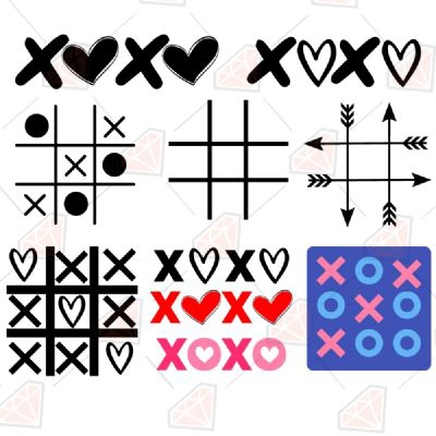Valentine's Day XOXO SVG Cut Files | PremiumSVG